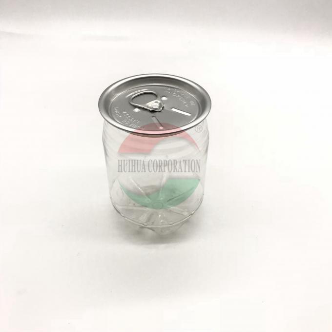 latas plásticas transparentes del refresco del cilindro 250ml con SGS ...